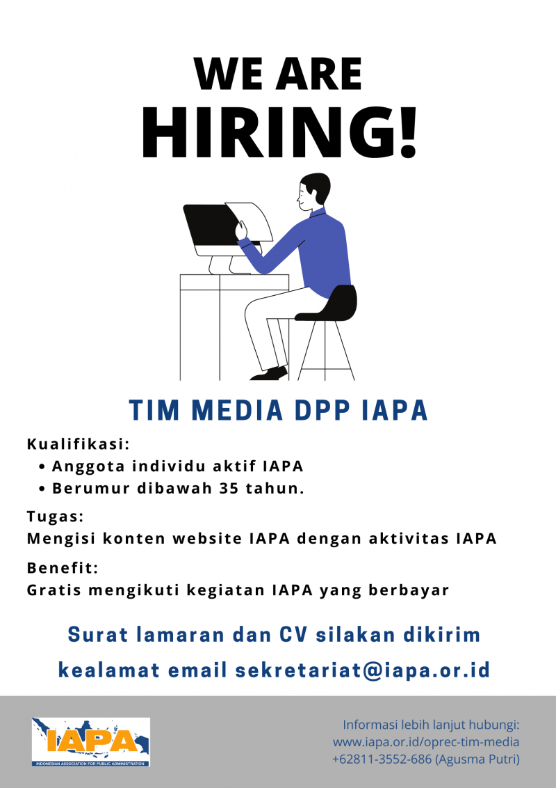 Recruitment Tim Media DPP IAPA – IAPA